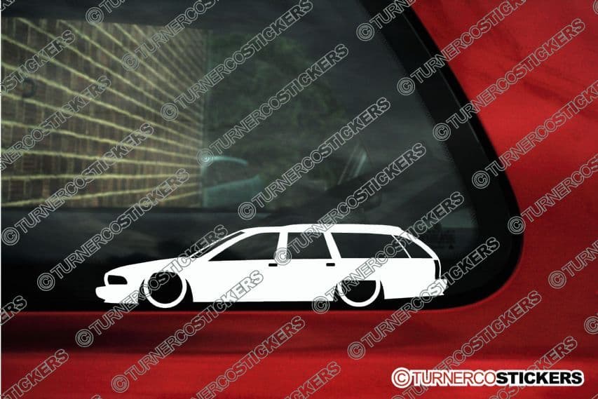 2x LOW Chevrolet Caprice station wagon 1991-1996 Lowered outline ...