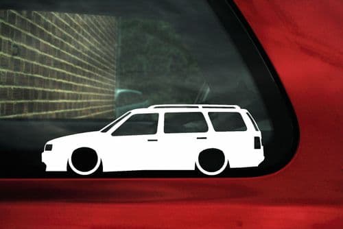 Lowered stanced car stickers based on various Classic and Modern ...
