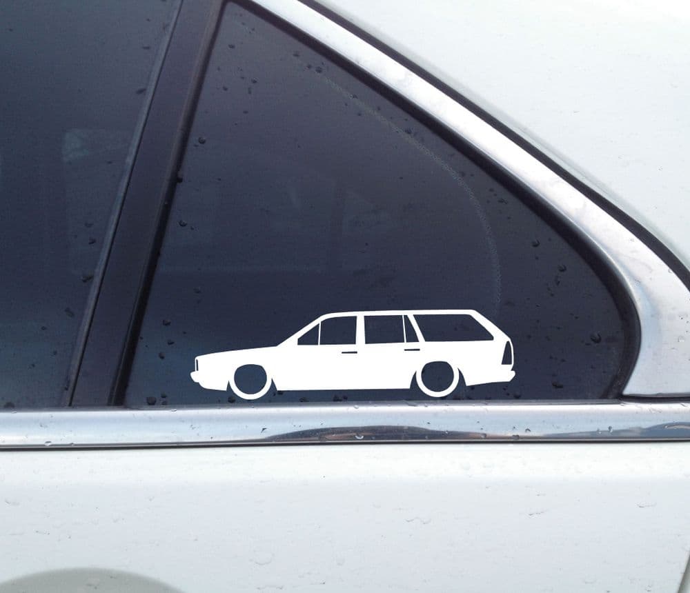 2X Lowered car stickers for VW Passat B2 32b 1981-1988 estate wagon ...