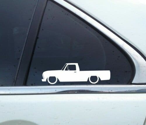 2x Lowered classic truck stickers - for Ford F100 1973-1979 6th gen ...
