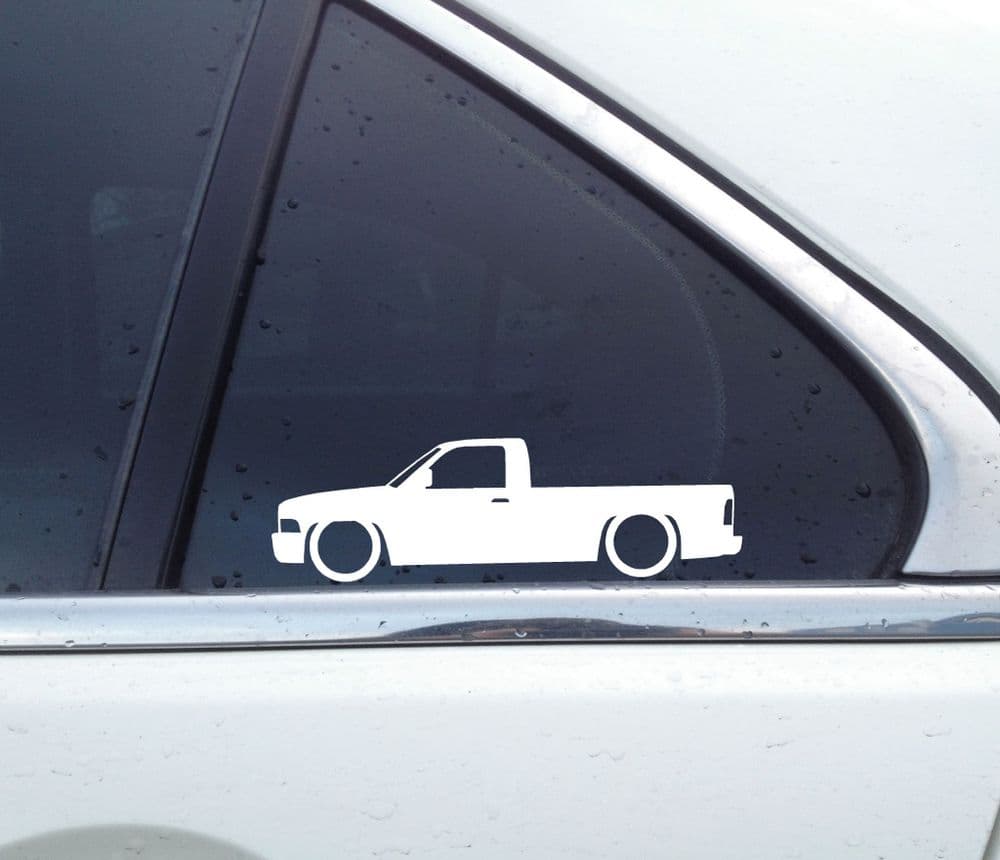2x Lowered truck stickers for Dodge Ram single cab short 2nd gen 1994 ...