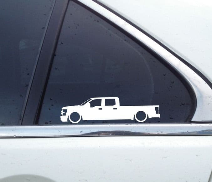 2X Lowered trucks stickers For Ford F250 Superduty Crew Cab Long 13th ...