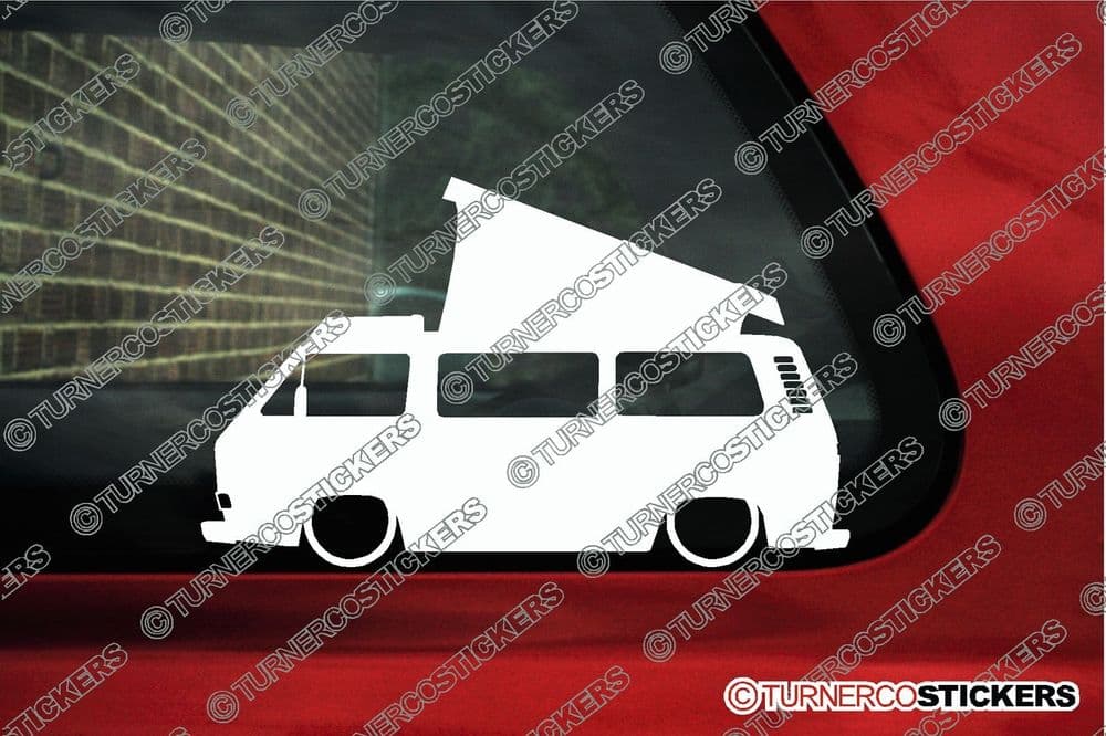 2X Lowered van stickers for VW T3 vanagon westfalia camper Classic L129