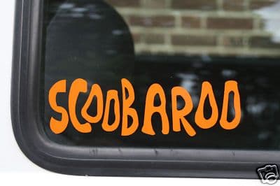 2x SCOOBAROO Stickers For subaru impreza WRX STI Legacy