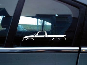 Silhouette decals for enthusiasts of classic and modern Chevrolet ...