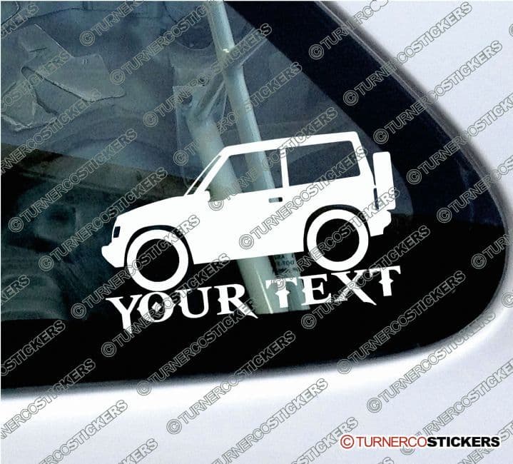 2x Suzuki Sidekick / Vitara 2-Door Hardtop 1989-1998 4x4 Silhouette ...