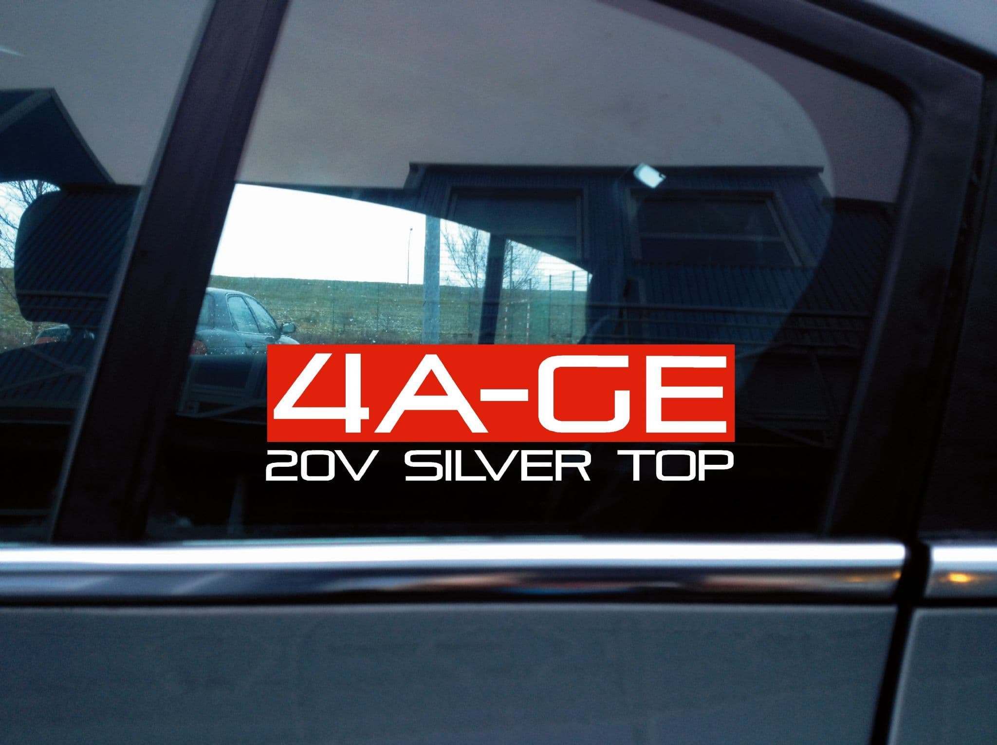 4AGE 20V SILVER TOP sticker for AE101 20 valve C70