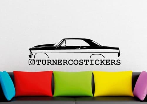 ANY CAR Custom car silhouette wall sticker - Tell us your make model