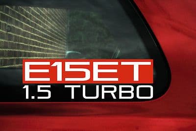 Aufkleber E15ET 1 5 Turbo Sticker Nissan Pulsar ET EXA Cherry Langley ...
