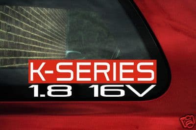 Aufkleber K Series 1 8 16V Sticker Für MG ZR ZS ZT Rover 25 200 45 75 ...