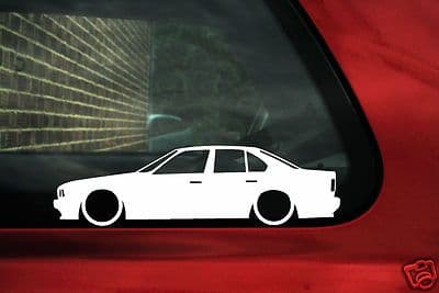 Aufkleber Low BMW E34 M5 535i 525i Outline Sticker 2x