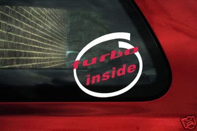 Aufkleber Turbo Inside Sticker Für Golf MK4 1 8t Audi A3 20vt Autoaufkleber