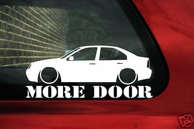 Aufkleber VW Bora More Door Sticker VW Bora V6 4 Motion TDI 1 8t Jetta ...