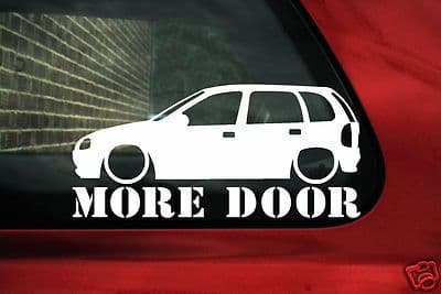 Auto Aufkleber Opel Corsa B 5 Türer More Door Sticker Styling Dekoration