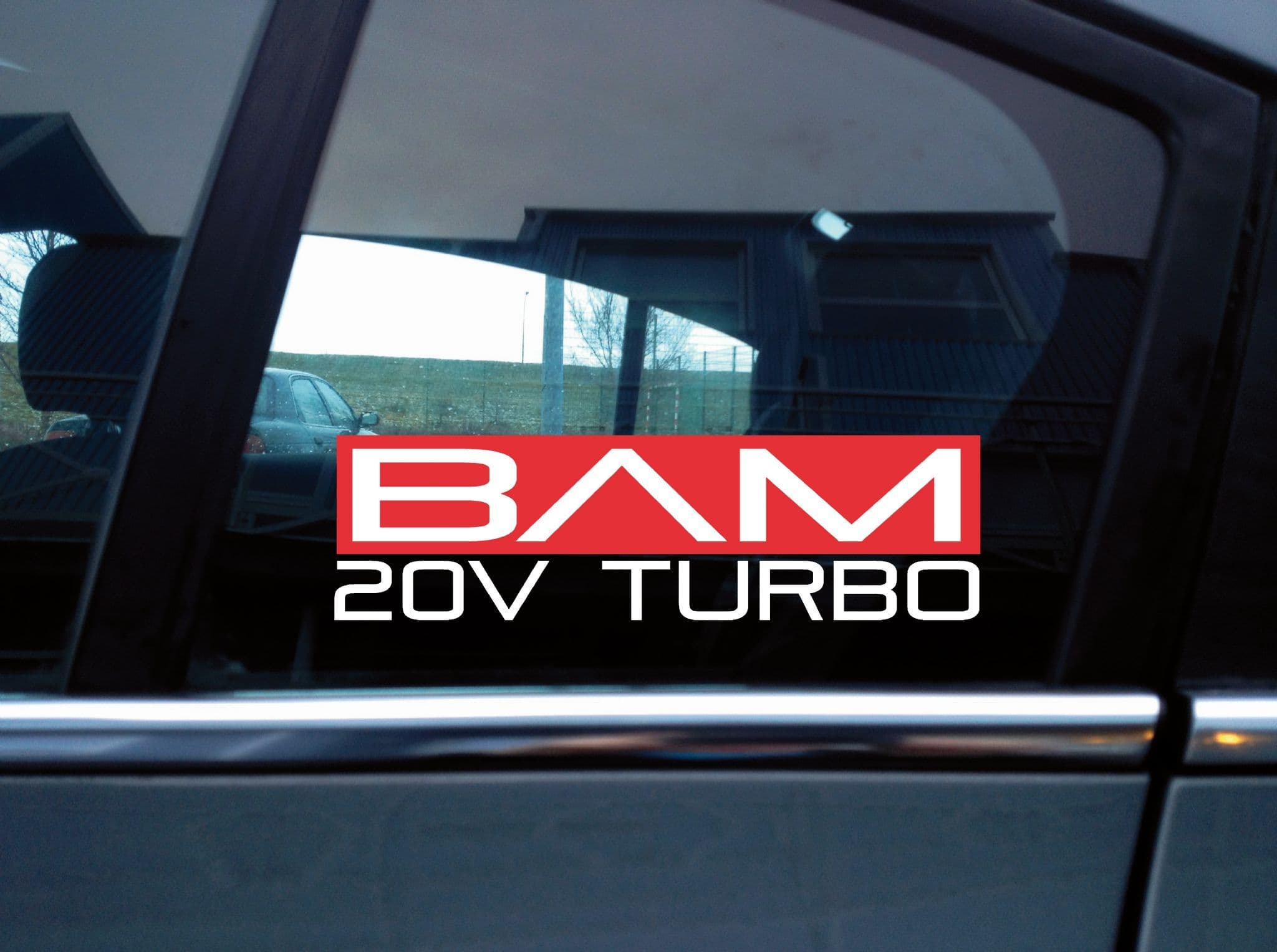 BAM 20v Turbo sticker for Audi s3 8L TT mk1 1 8t Quattro Leon Cupra R ...