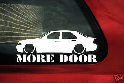 C Class More Door sticker Decal For Mercedes w202 c-class AMG