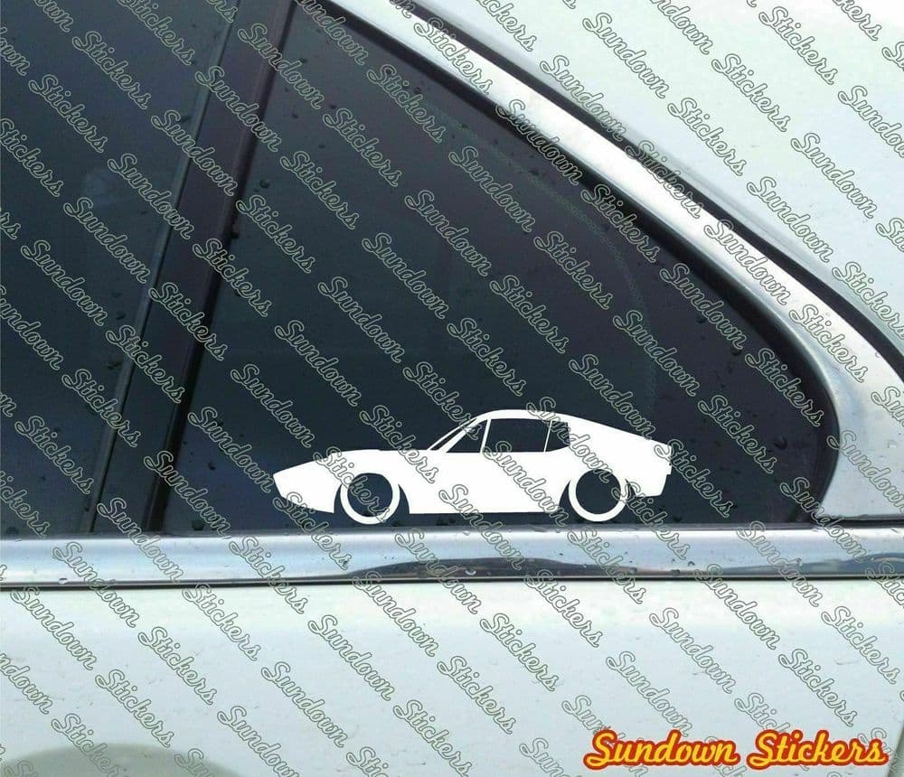classic sports car sticker - for Saab 97 Sonett III L820