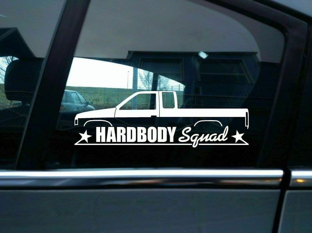 HARDBODY Squad sticker -for Nissan Hard body King cab PickUp d21 JDM ...