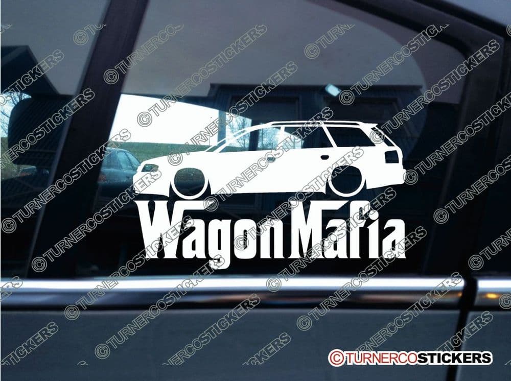 LOW Audi A6 / Allroad c5 avant WAGON MAFIA Lowered car sticker Decal