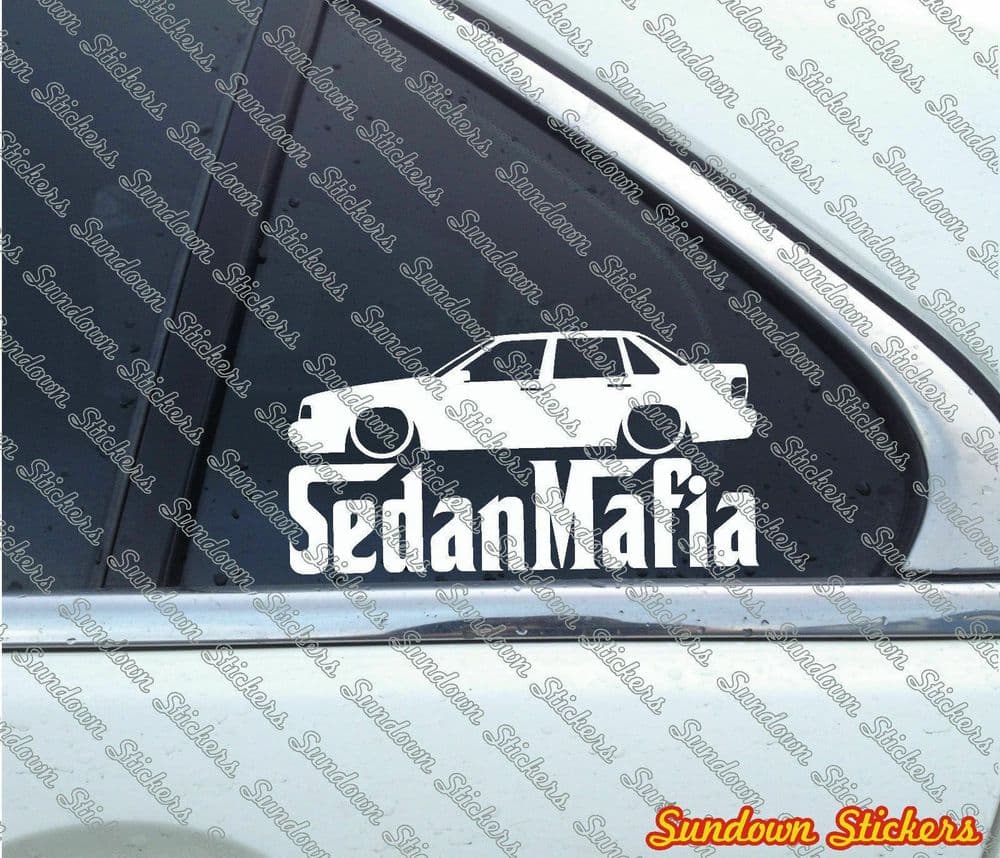 Lowered SEDAN MAFIA car sticker - for Volvo 850 T5 Sedan B13