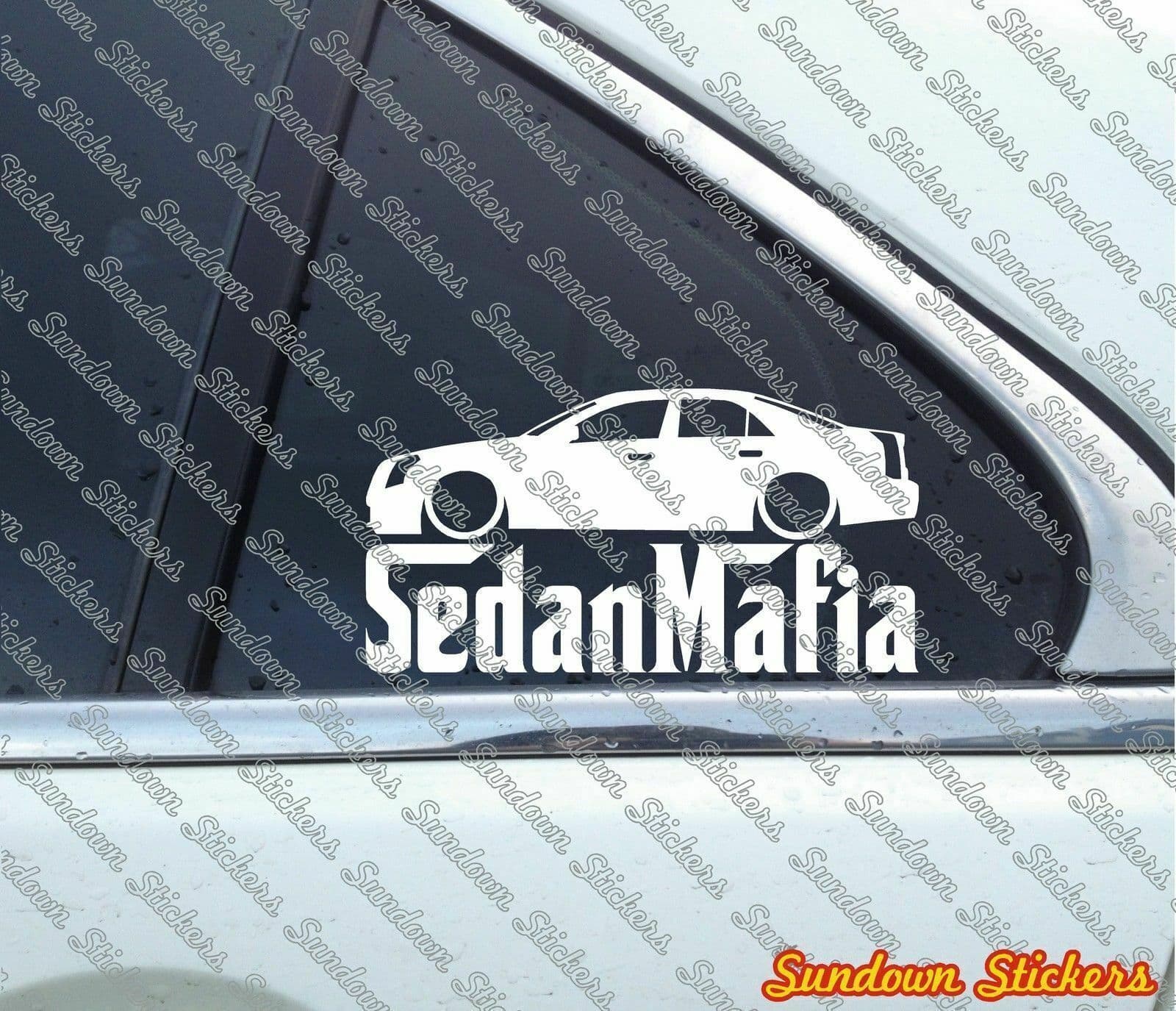 Lowered SEDAN MAFIA sticker - for Cadillac CTS-V 2004-2007 1st gen ...