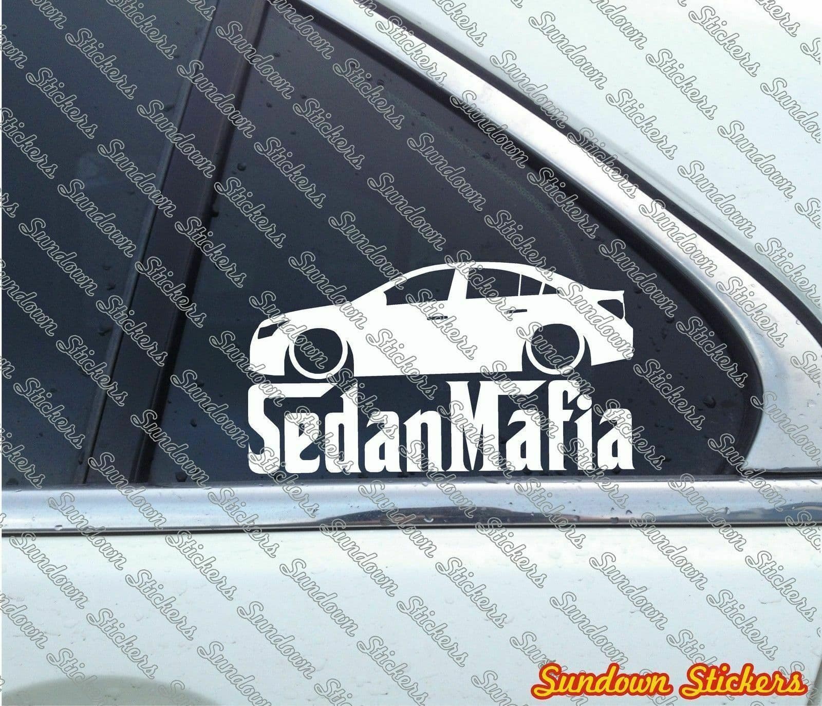 Lowered SEDAN MAFIA sticker - for Chevrolet Cruze sedan B56