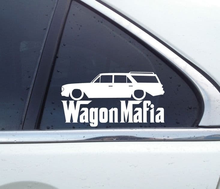 Lowered WAGON MAFIA sticker for 1964 AMC Rambler classic 660 cross ...