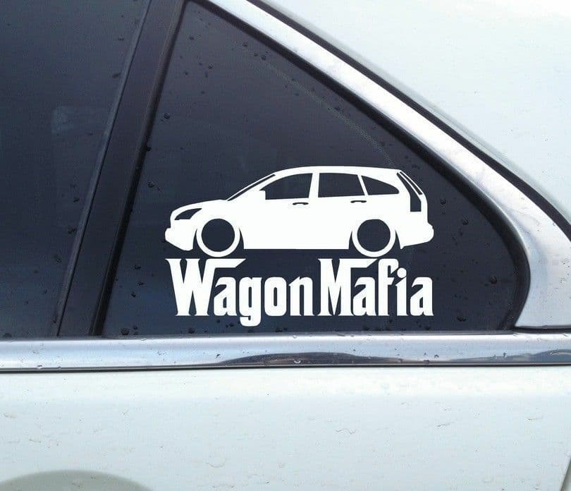 Lowered WAGON MAFIA sticker - for Honda CRV 3rd gen RE1 RE5 RE7 W18