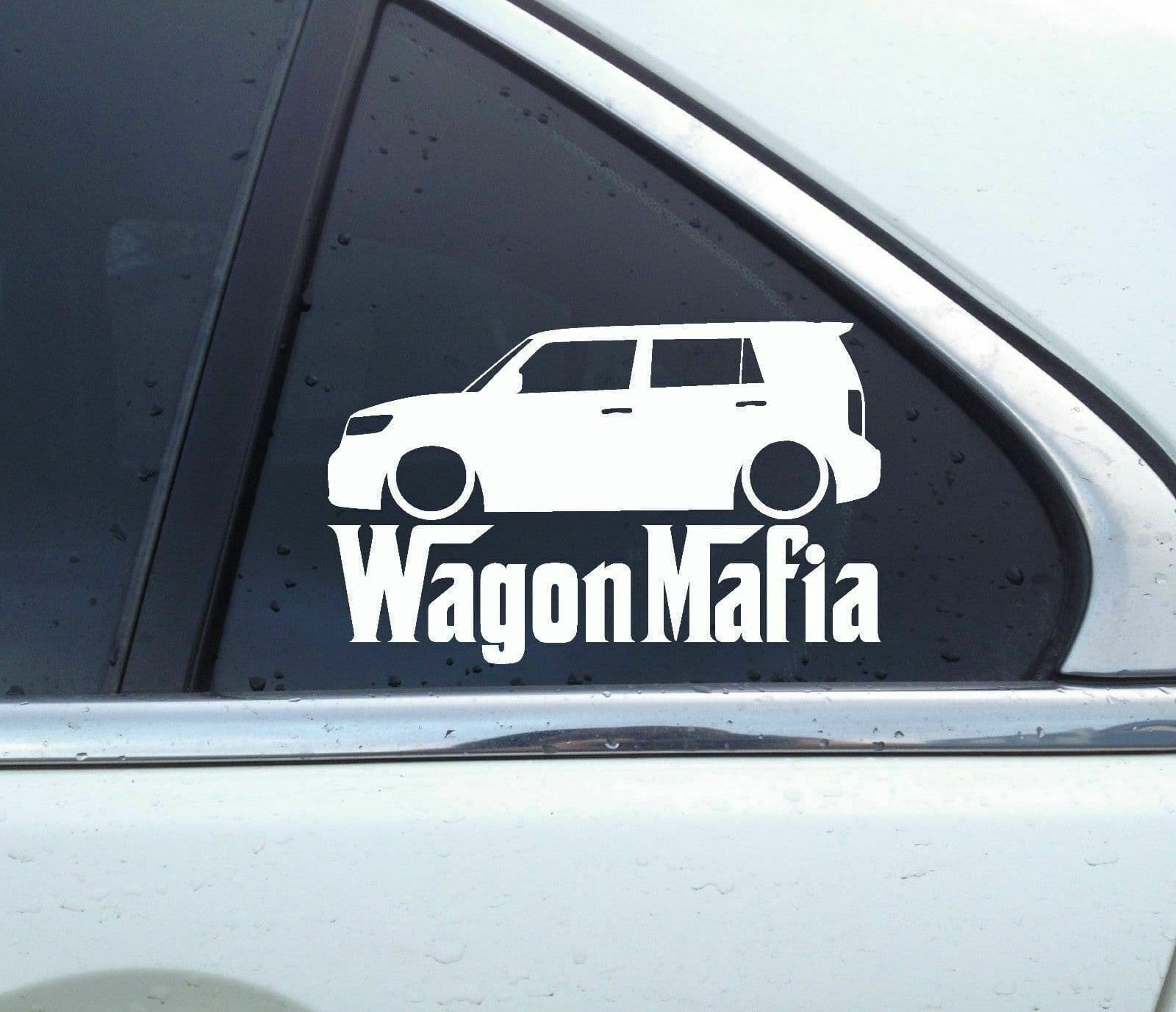 Lowered WAGON MAFIA sticker - for Scion XB 2nd gen 2008-2015 W87