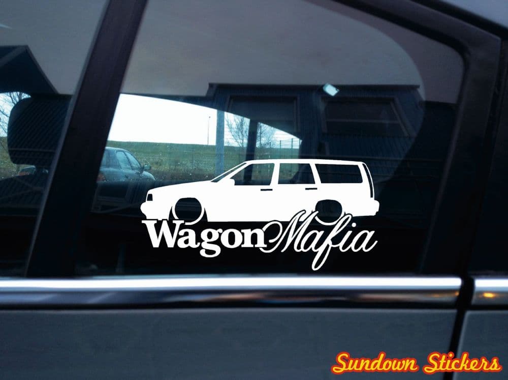 Lowered WAGON MAFIA V2 car sticker for 850 T5 Turbo classic