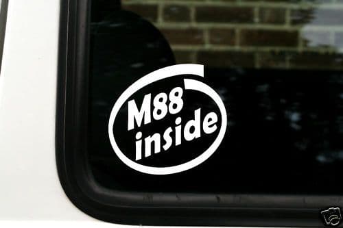 M88 inside sticker ideal for BMW E24 M635 csi E28 M5