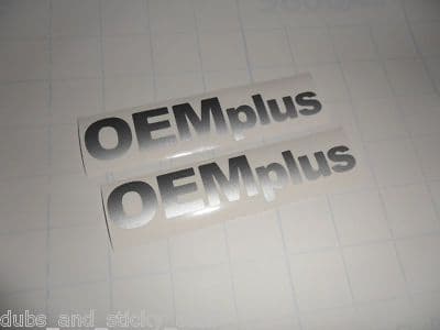 OEM Plus sticker Decal ideal for genuine oem vw golf GTI bora passat ...