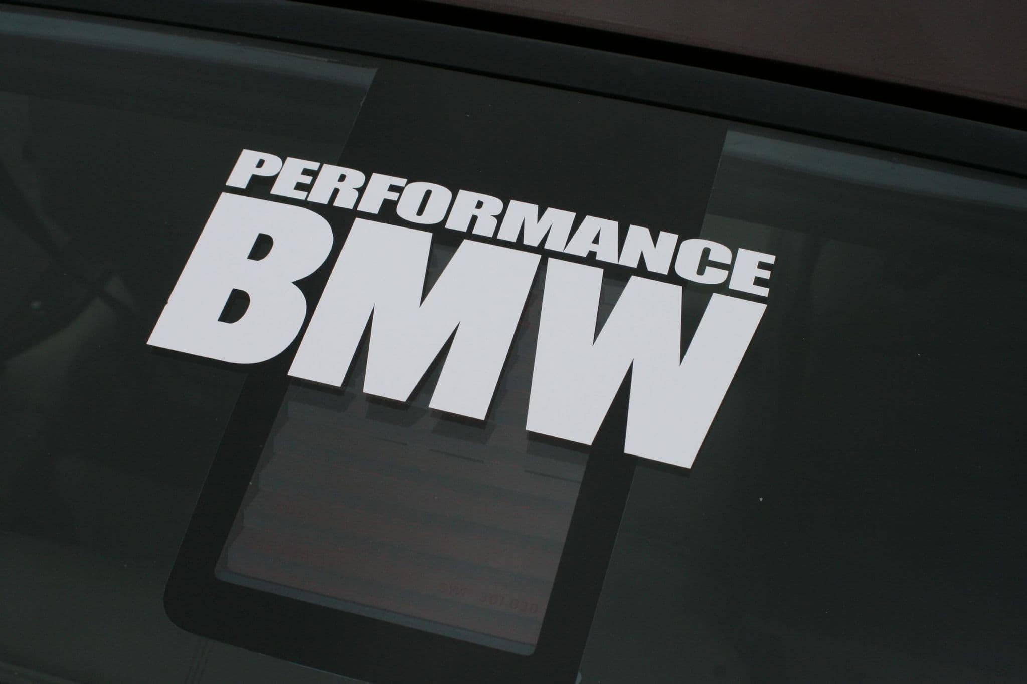 Performance BMW sticker