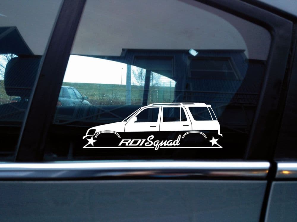 RD1 Squad sticker - for Honda CRV 1st gen SUV tuning Q62