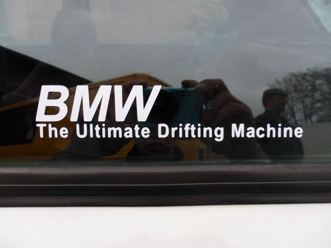 The Ultimate Drifting Machine sticker Decal For BMW e36 e30 M3 325i e34 ...
