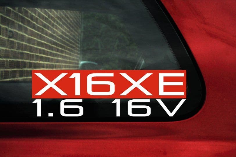 X16XE 1 6 16v sticker For Vauxhall / opel Corsa B Sport 1 6 ecotec