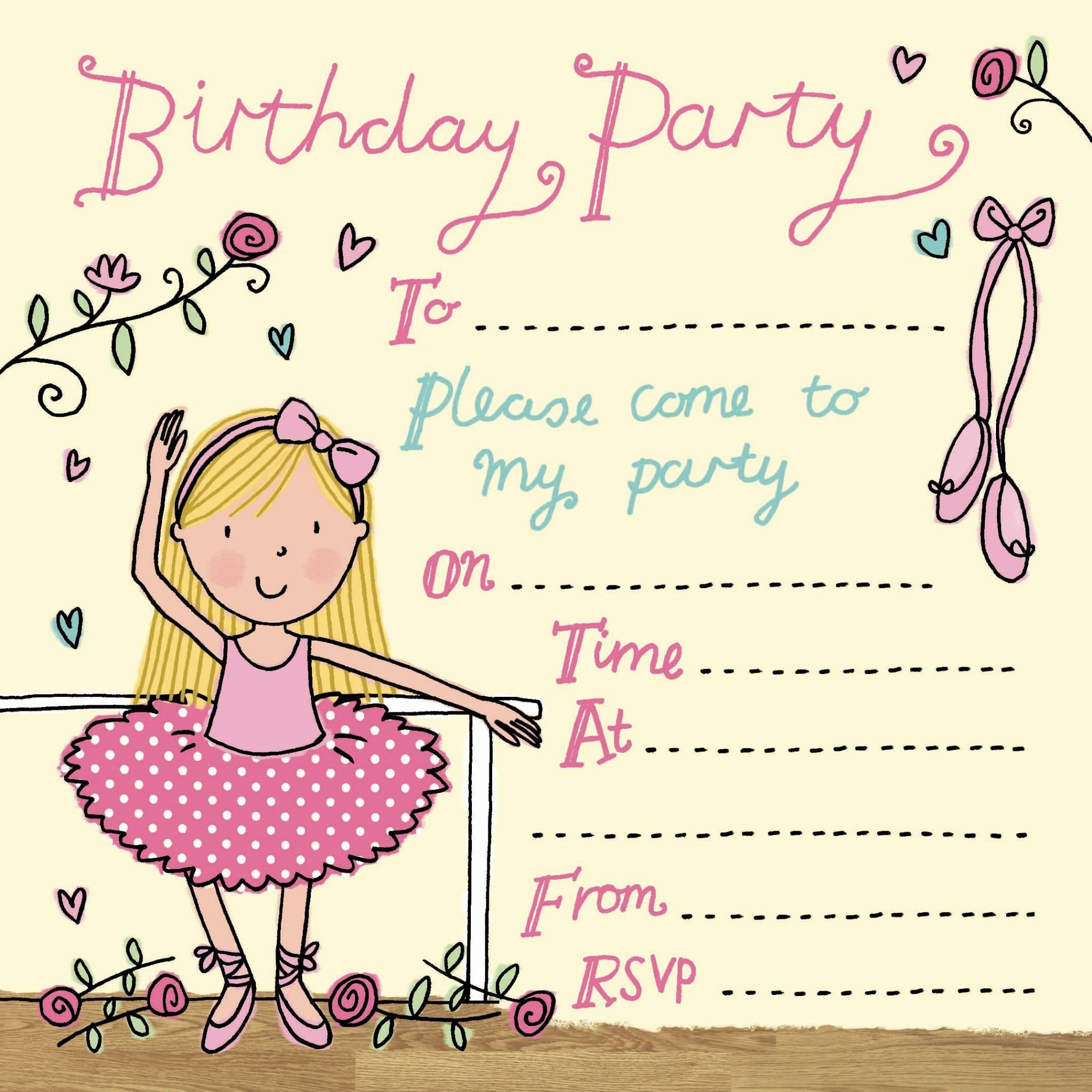 party invitations, birthday party invitations, kids party invitations ...