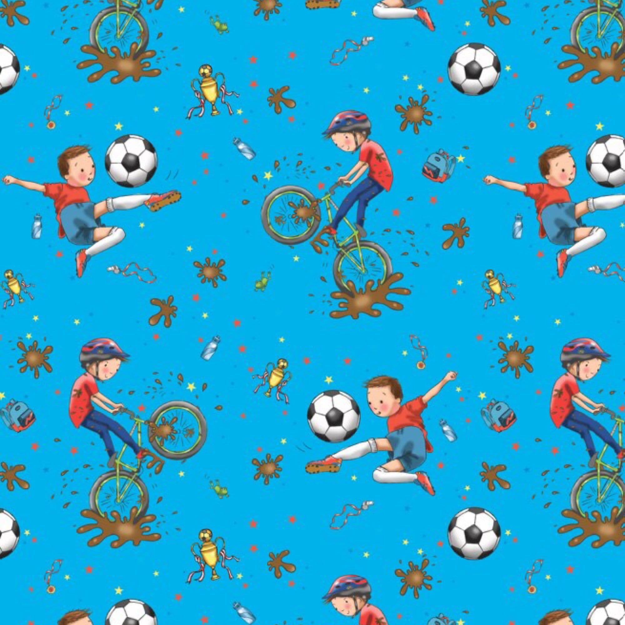 Boy's Wrapping Paper. Children's Gift Wrap