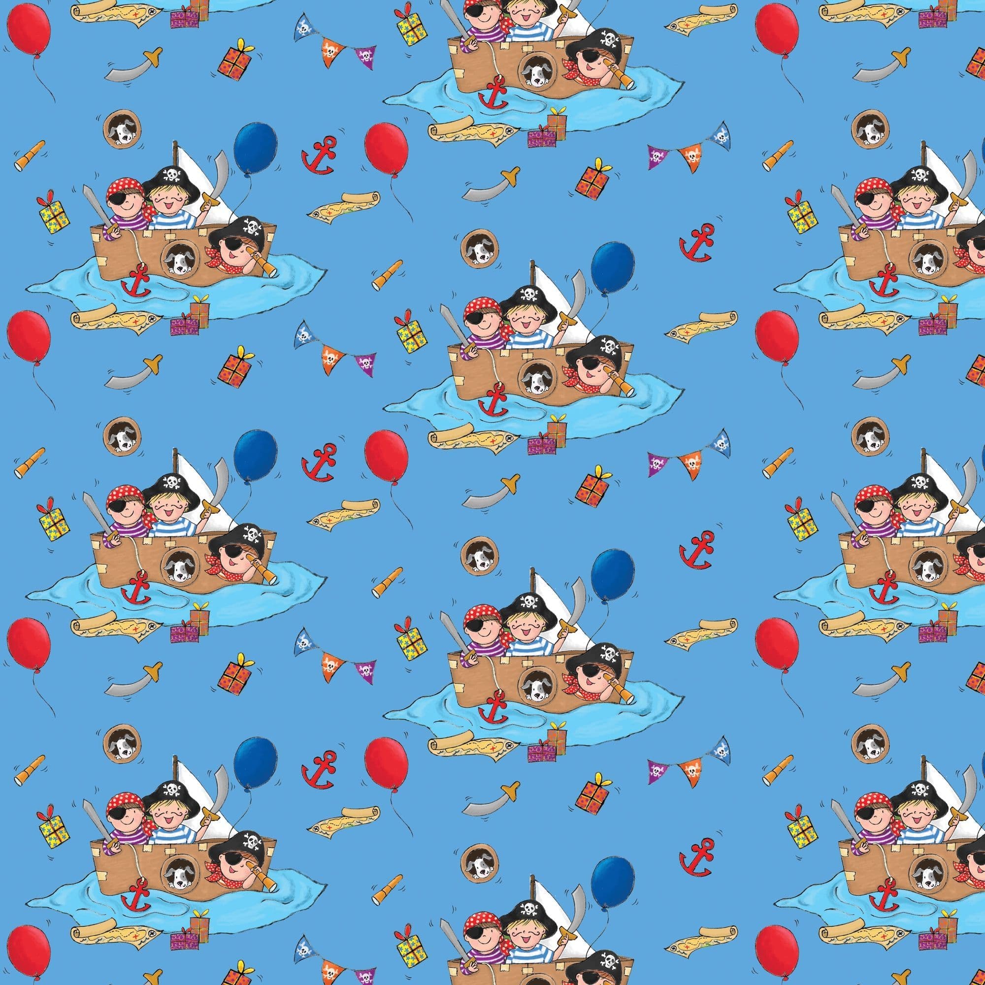 Boy's Wrapping Paper. Children's Gift Wrap