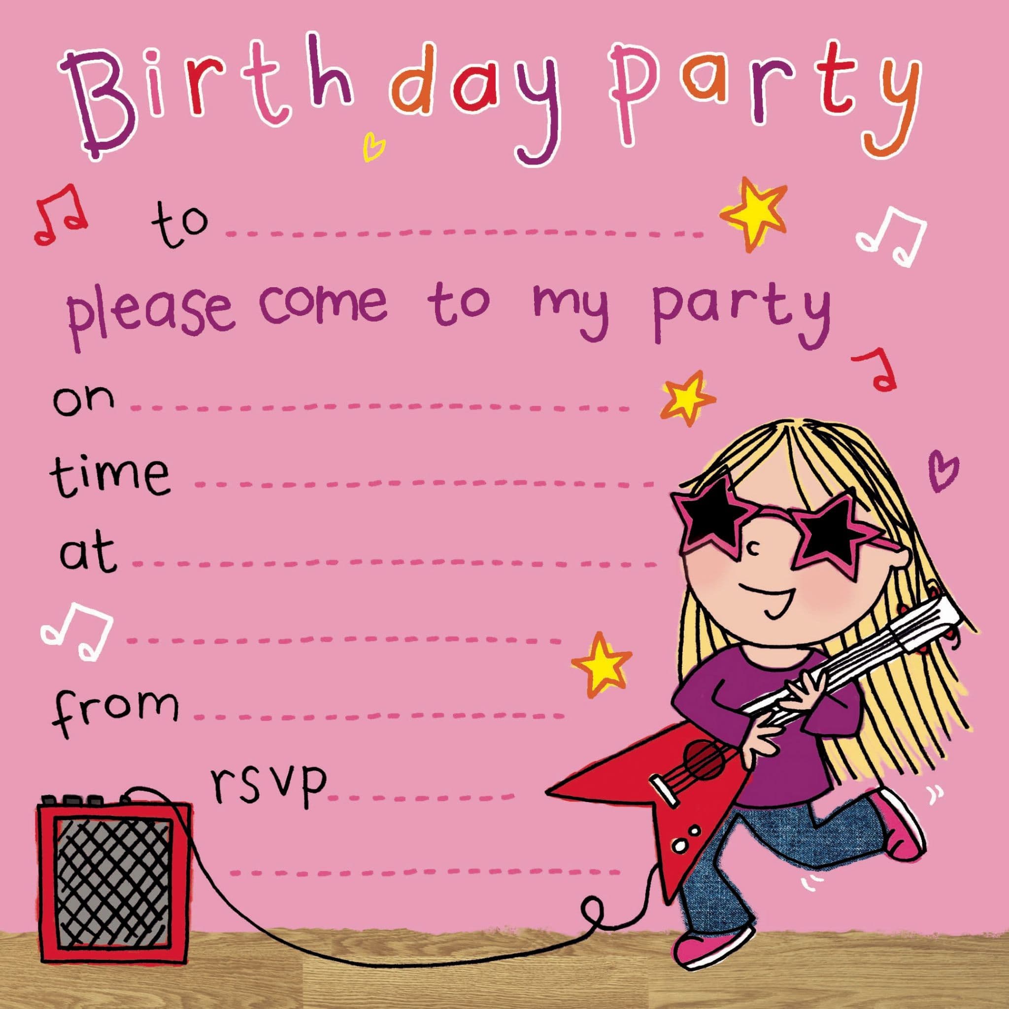 Kids Birthday Party Invitation Card Kids Birthday Party Invitation