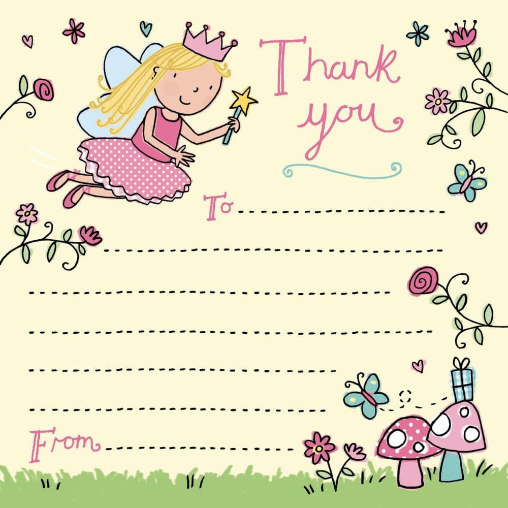 thank you notes for kids, thank you cards for children, kids thank you ...