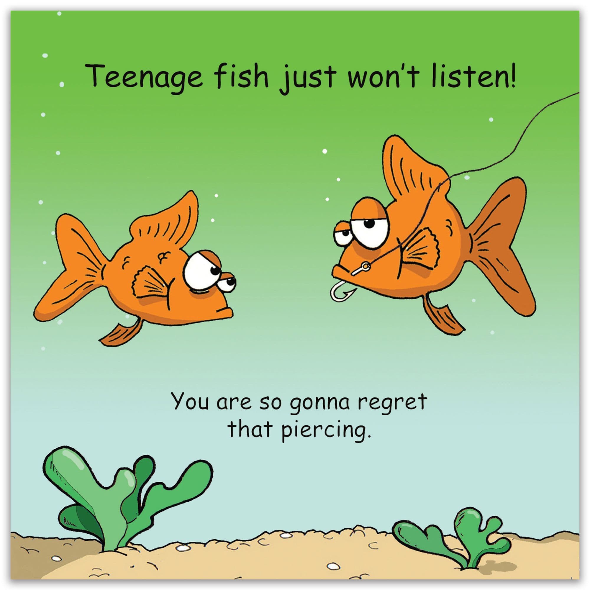 Fish Card Quotes Best Fishes 1 Year Sober | Thortful
