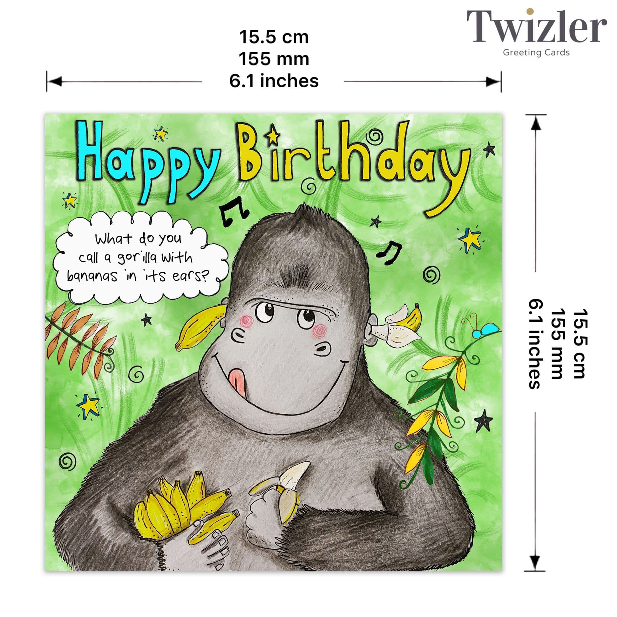 Children's Birthday Card Funny Children's Birthday Card Children's Card ...