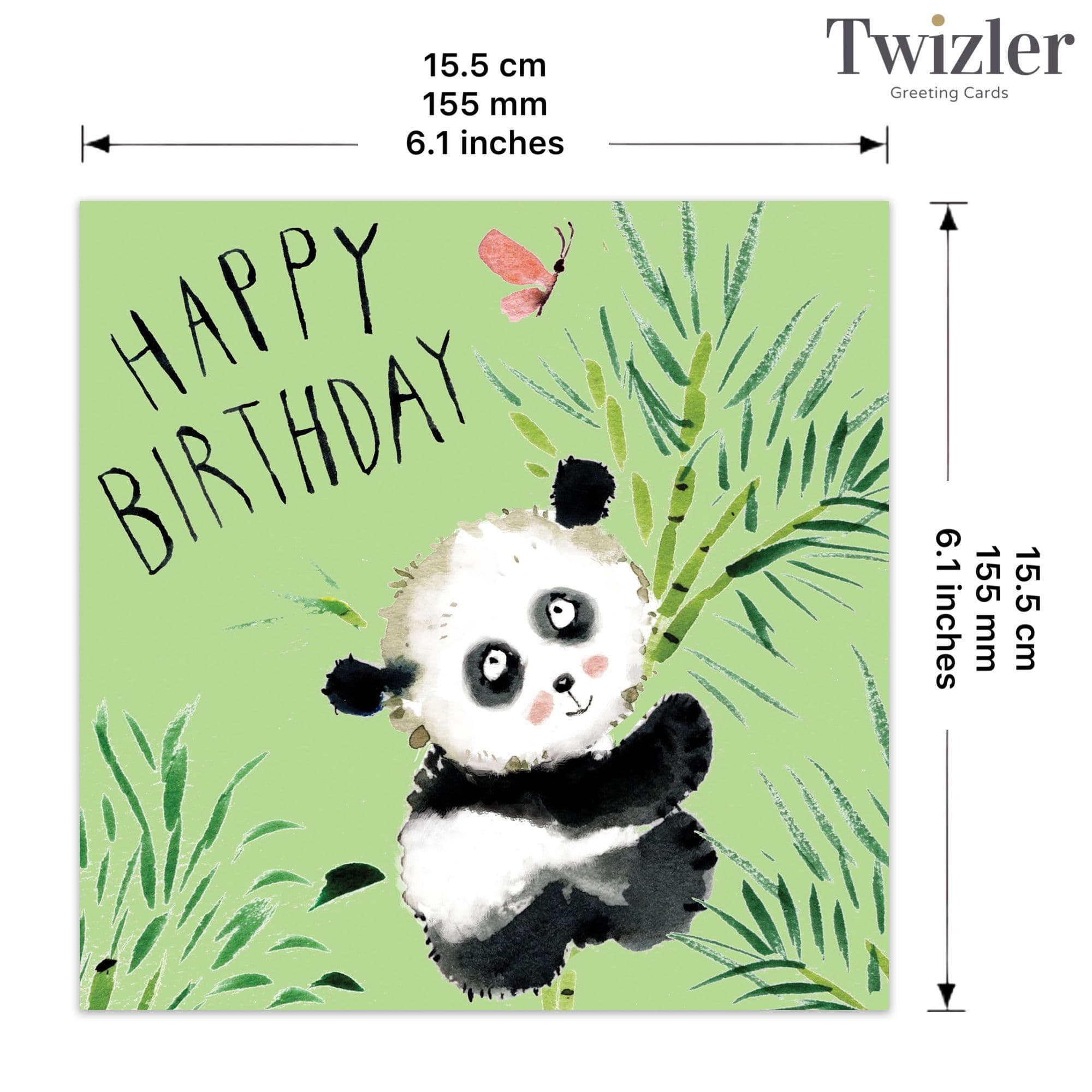 Happy Birthday Panda Card