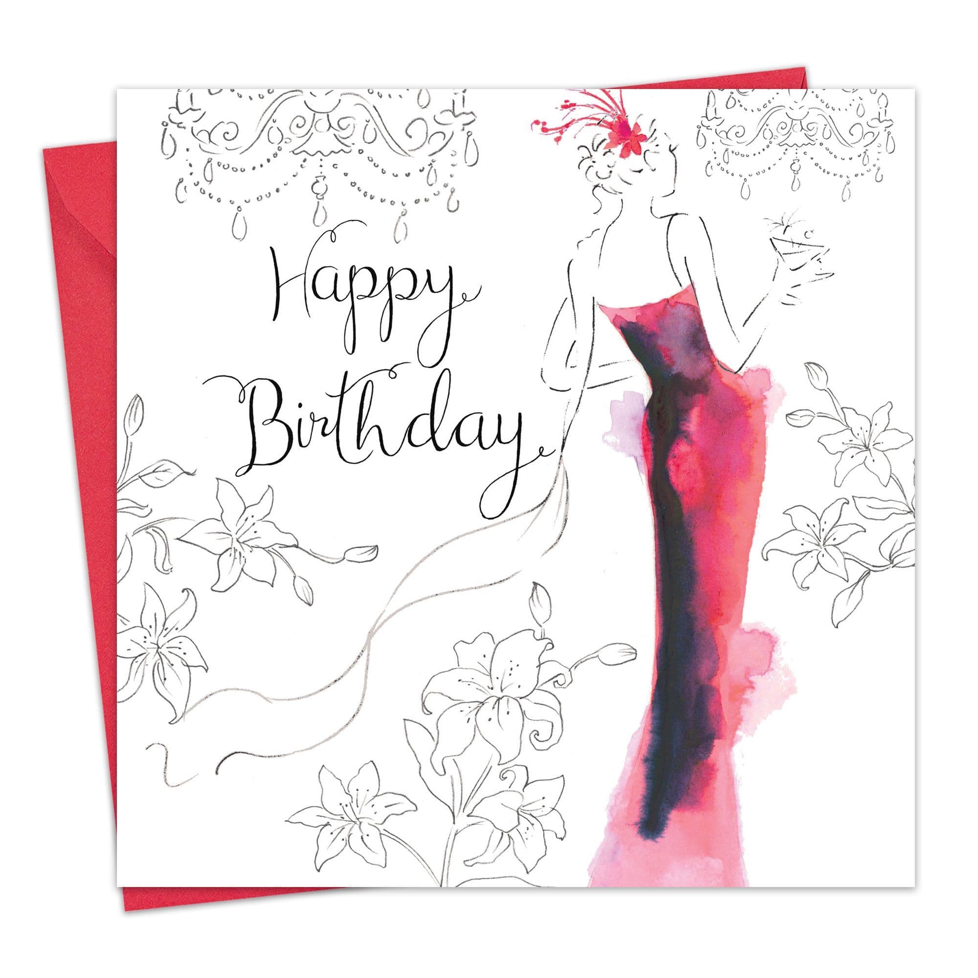 Gorgeous Birthday Cards. Birthday Card For Her. Female Birthday Card ...