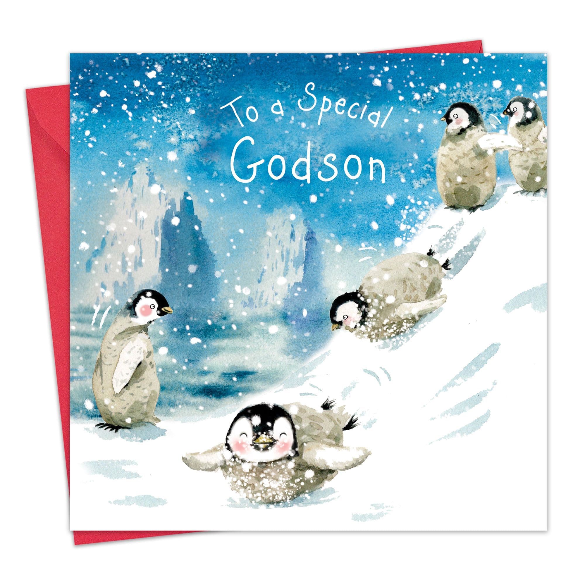 Merry Christmas Card for Godson. Cute Christmas Cards. Cute Xmas Cards ...
