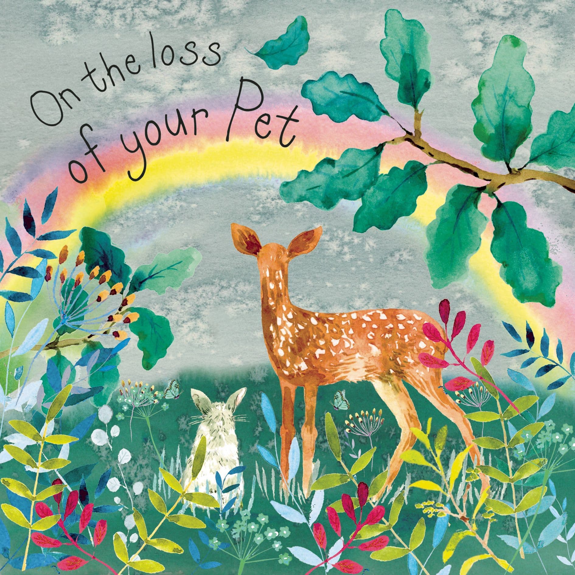 On The Loss of Your Pet Cards. Pet Sympathy Card. Thinking Of You Cards ...