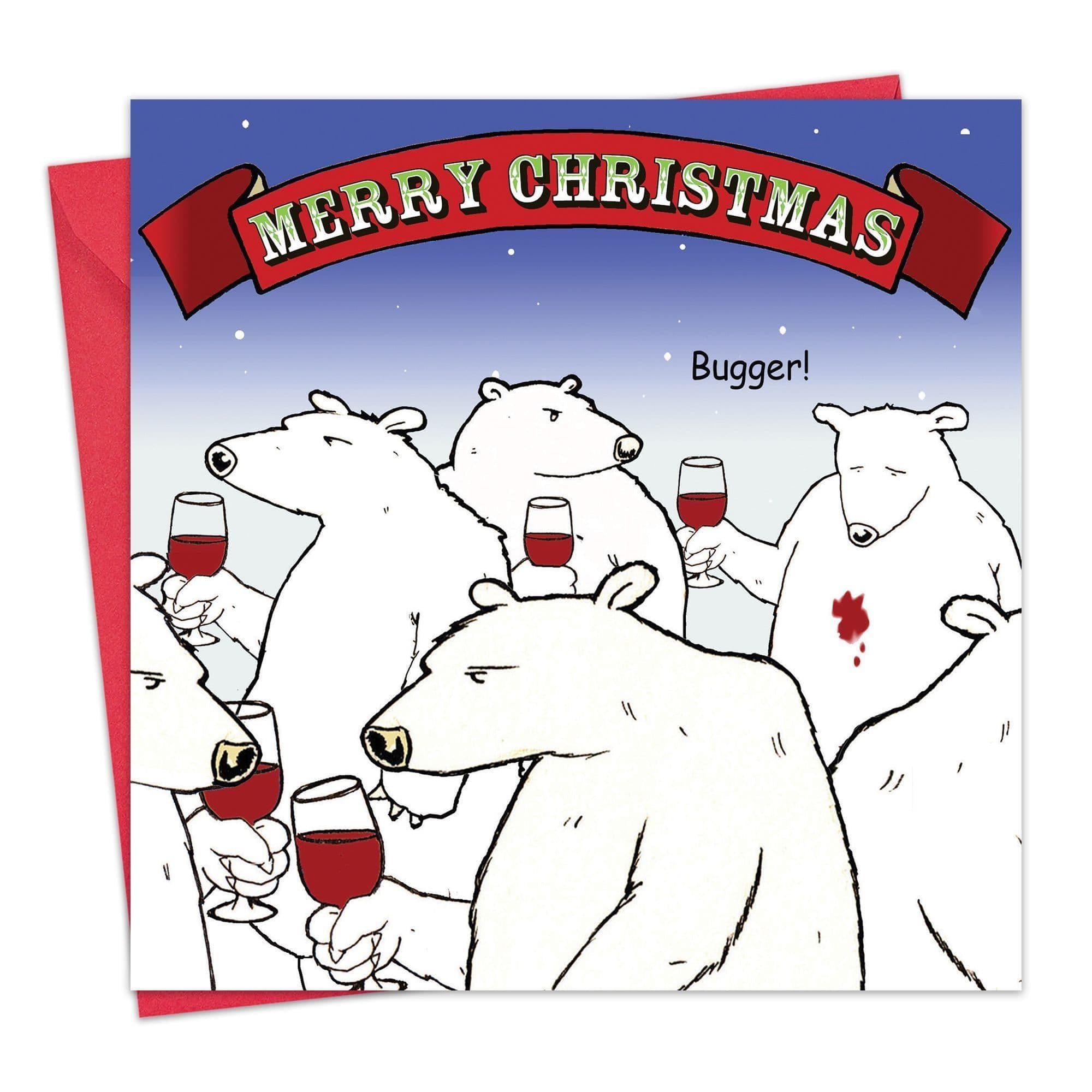 Pack Of 10 Funny Christmas Cards Pack Xmas Multipack Funny Cards