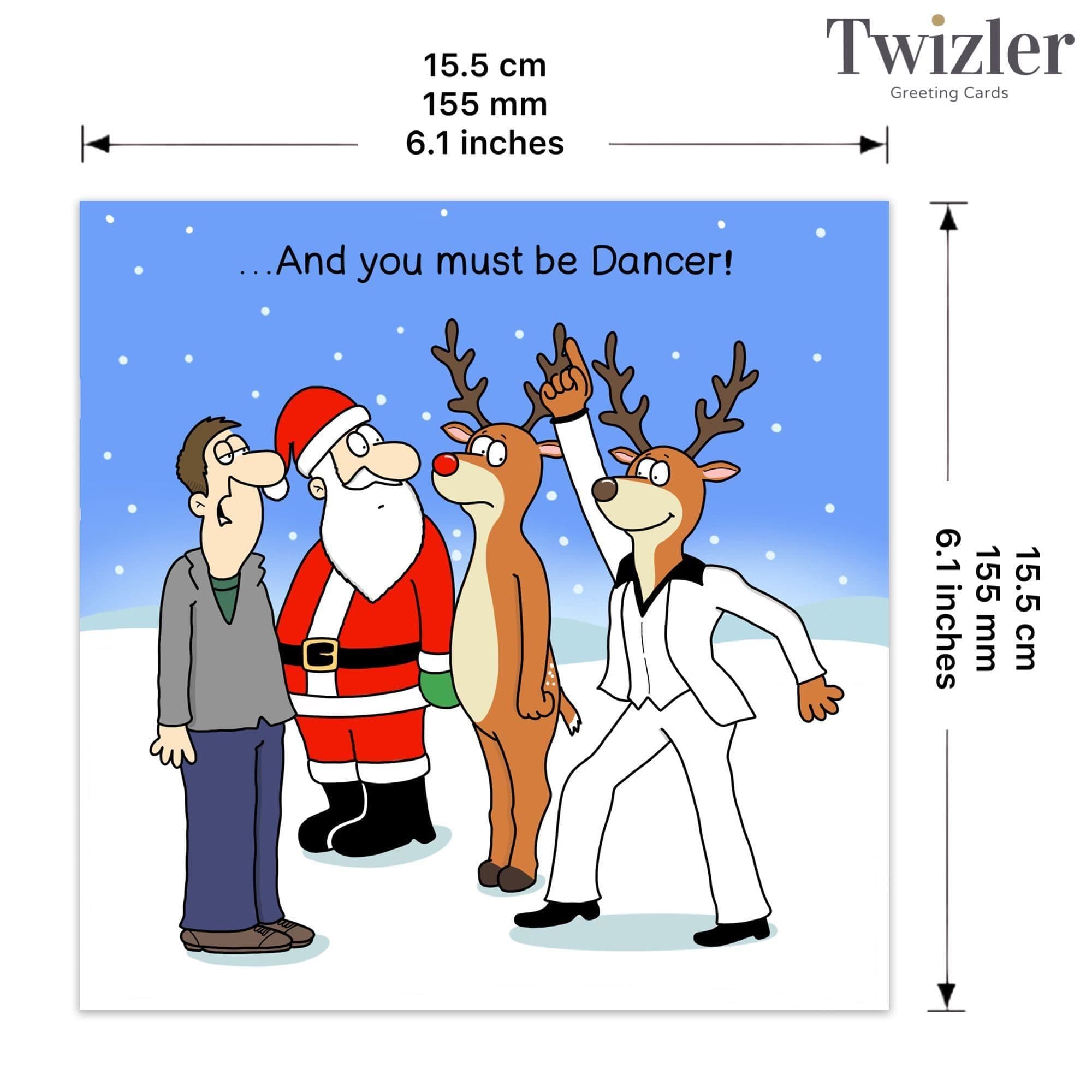 Pack of 10 Funny Christmas Cards Pack. Xmas Multipack. Funny Cards ...
