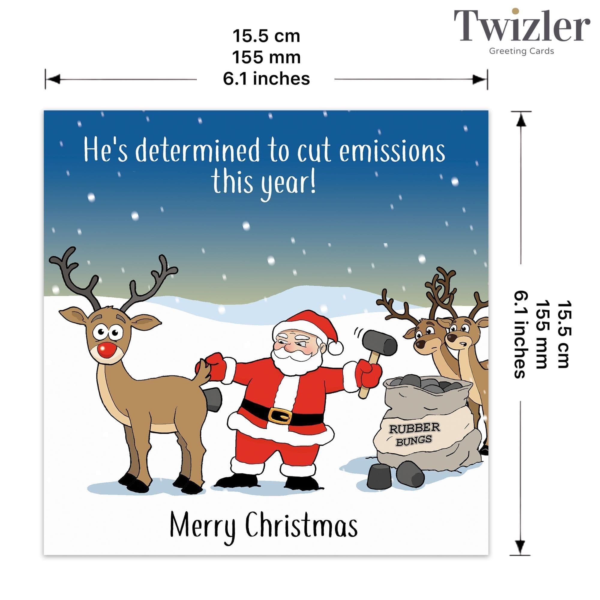 Pack of 10 Funny Christmas Cards Pack. Xmas Multipack. Funny Cards. Humour Cards. Humour ...